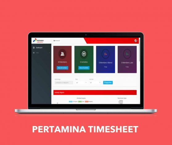 Aplikasi Timesheet Pertamina - Mobile App Developer Indonesia - Jasa Pembuatan Aplikasi Android iOS
